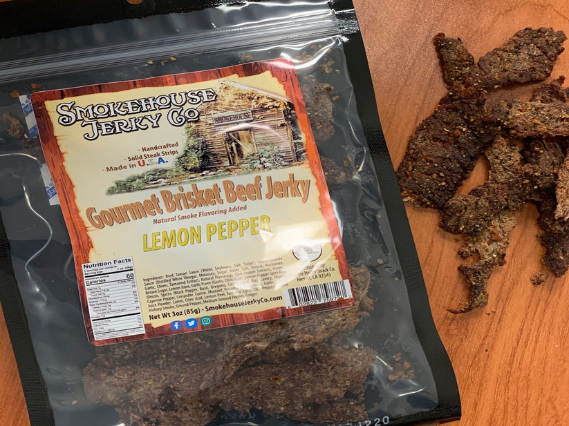 Lemon Pepper Brisket Beef | Lemon Pepper Jerky Recipe – Smokehouse Jerky