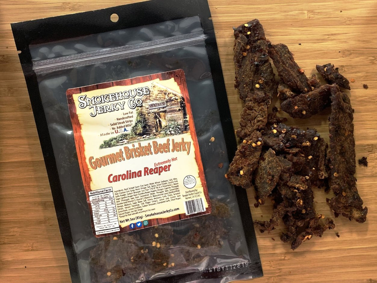Carolina Reaper Beef Jerky | Smokehouse Jerky Co